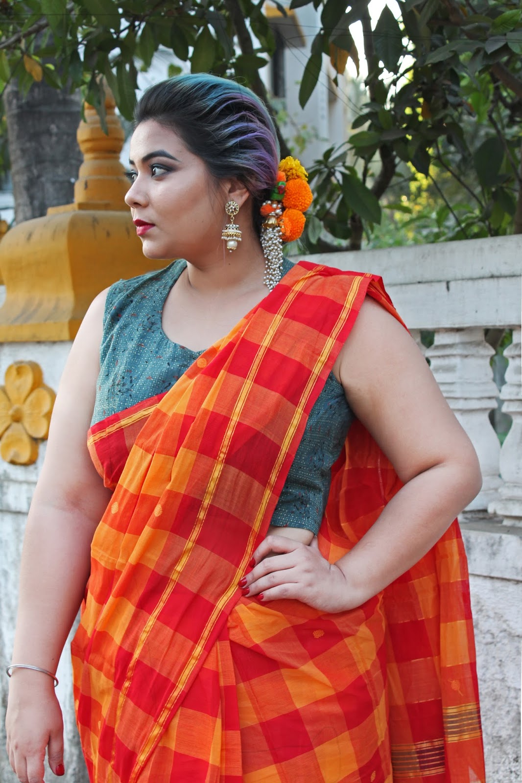 Plump To Pretty: The Year end Dawn for A Saree lover