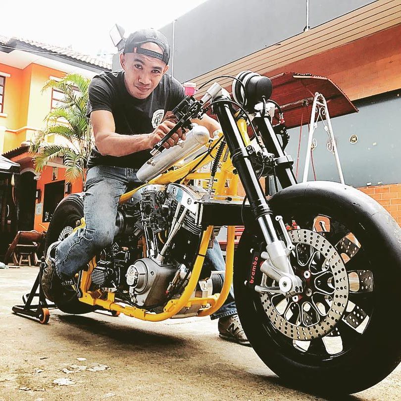 Go with MQQN👀 GO | Fatboy design - RocketGarage - Cafe Racer Magazine