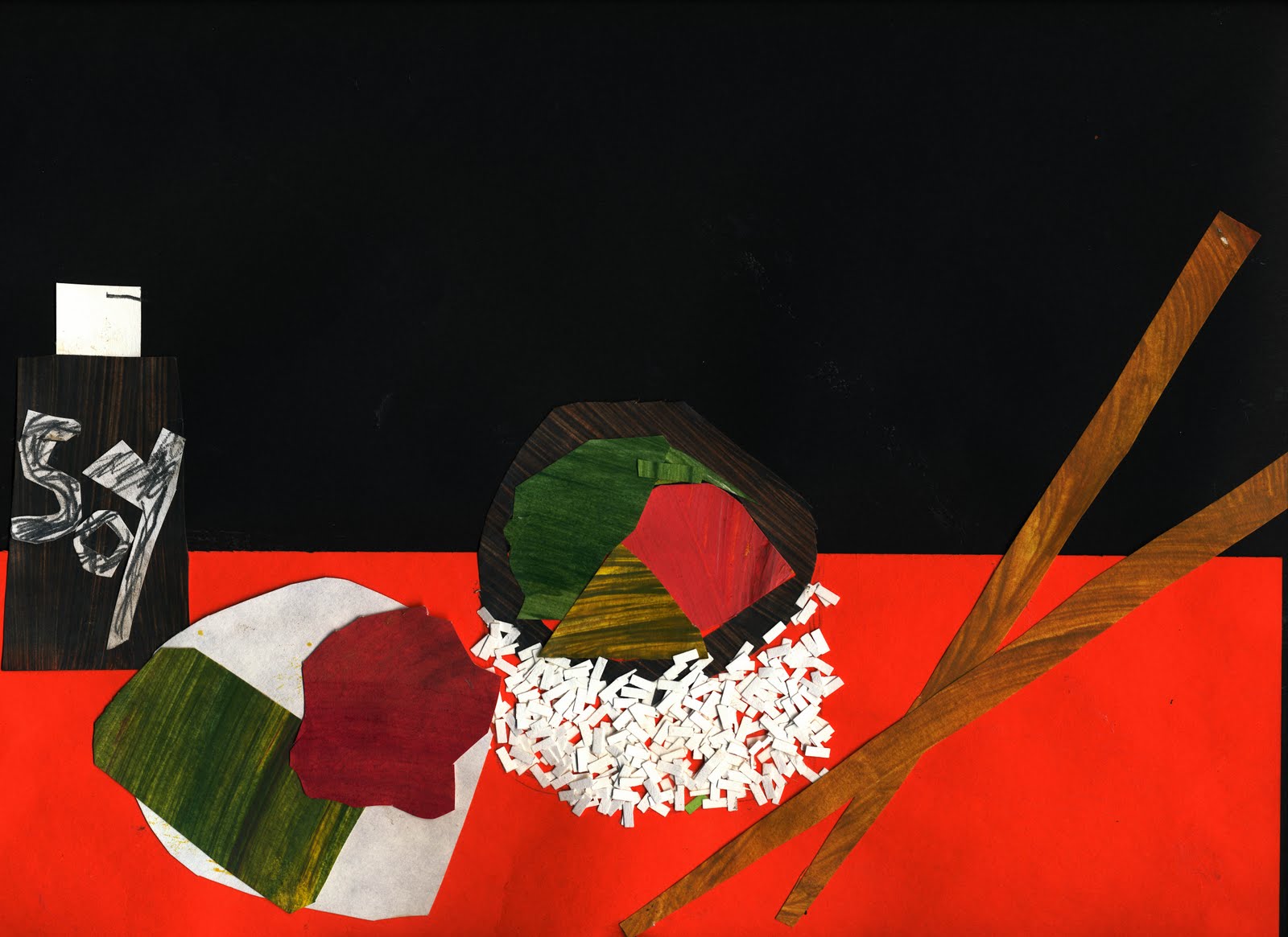 Studio 220: After School Food Collages