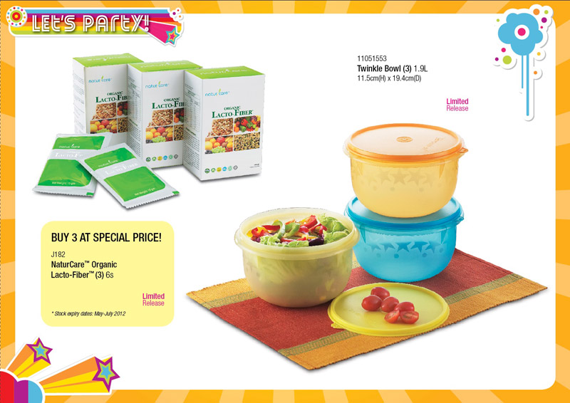 TUPPERWARE AILEEN: TUPPERWARE SEPTEMBER SPECIAL PROMOTION - LET'S PARTY