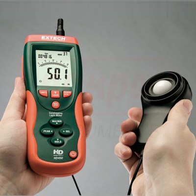 Lux Meter: HD450 EXTECH เครื่องวัดแสง DATALOGGING LIGHT METER