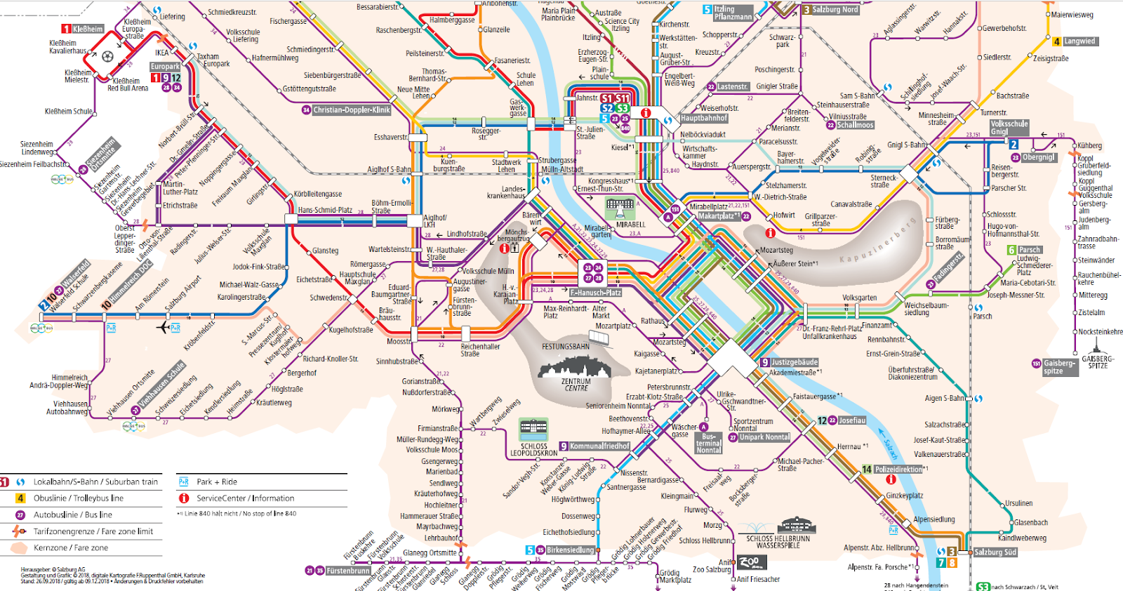 旅遊日記: 東歐捷克奧地利 2013 薩爾斯堡(Salzburg) 市內交通/主教宮廣場/薩爾斯堡大教堂