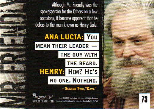 My Journey Through The LOST Encyclopedia: Tom Friendly