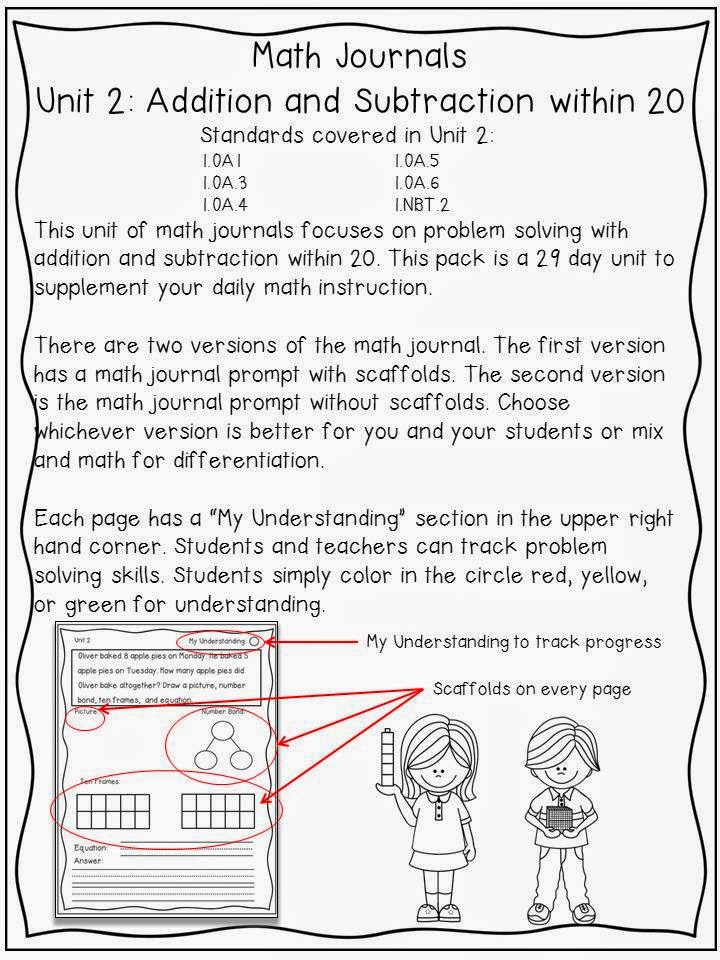 Math Journal Unit 2 is Here! - Classroom Confetti