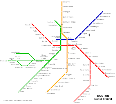 Metro Map Pictures: Boston Metro Map Pictures