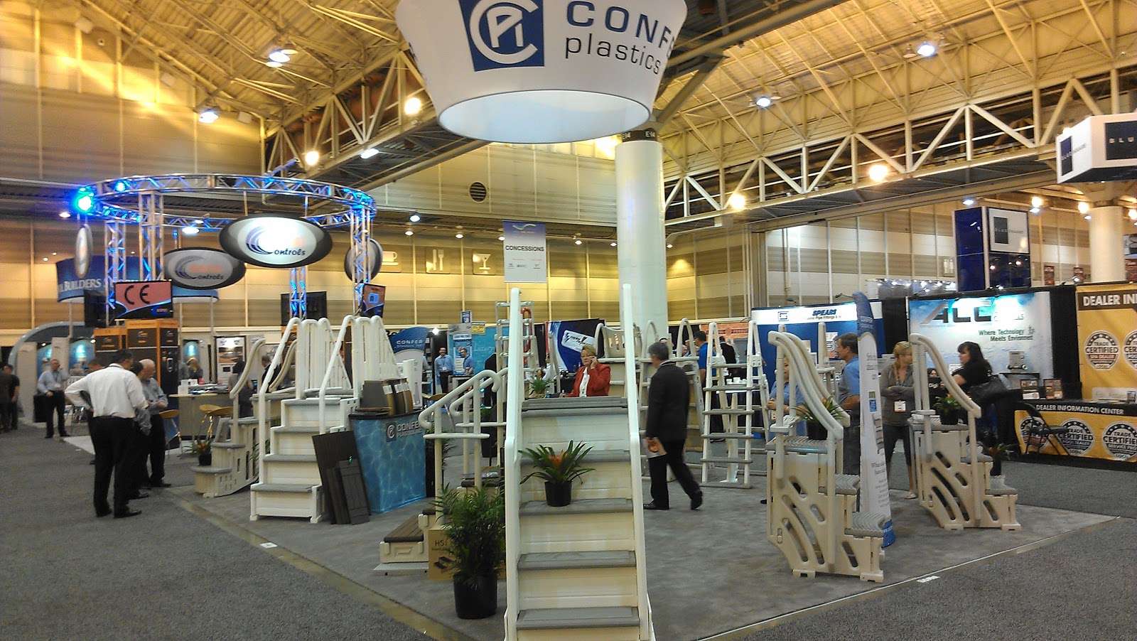 CONFER PLASTICS, INC.: OUR BOOTH AT THE 2012 INTERNATIONAL POOL & SPA SHOW
