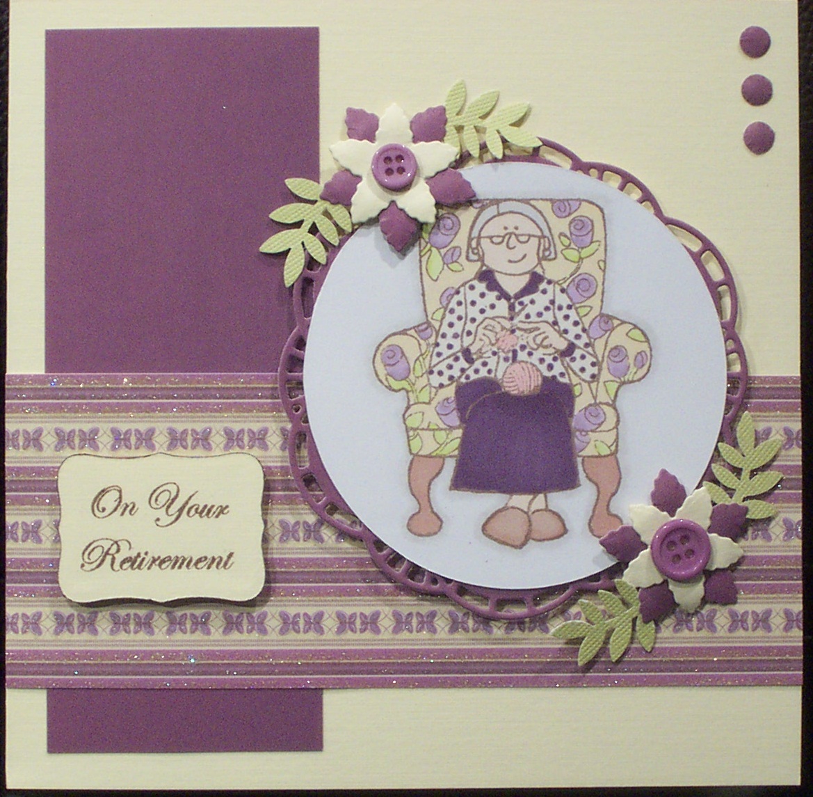 cards 'n' crafts: Retirement card