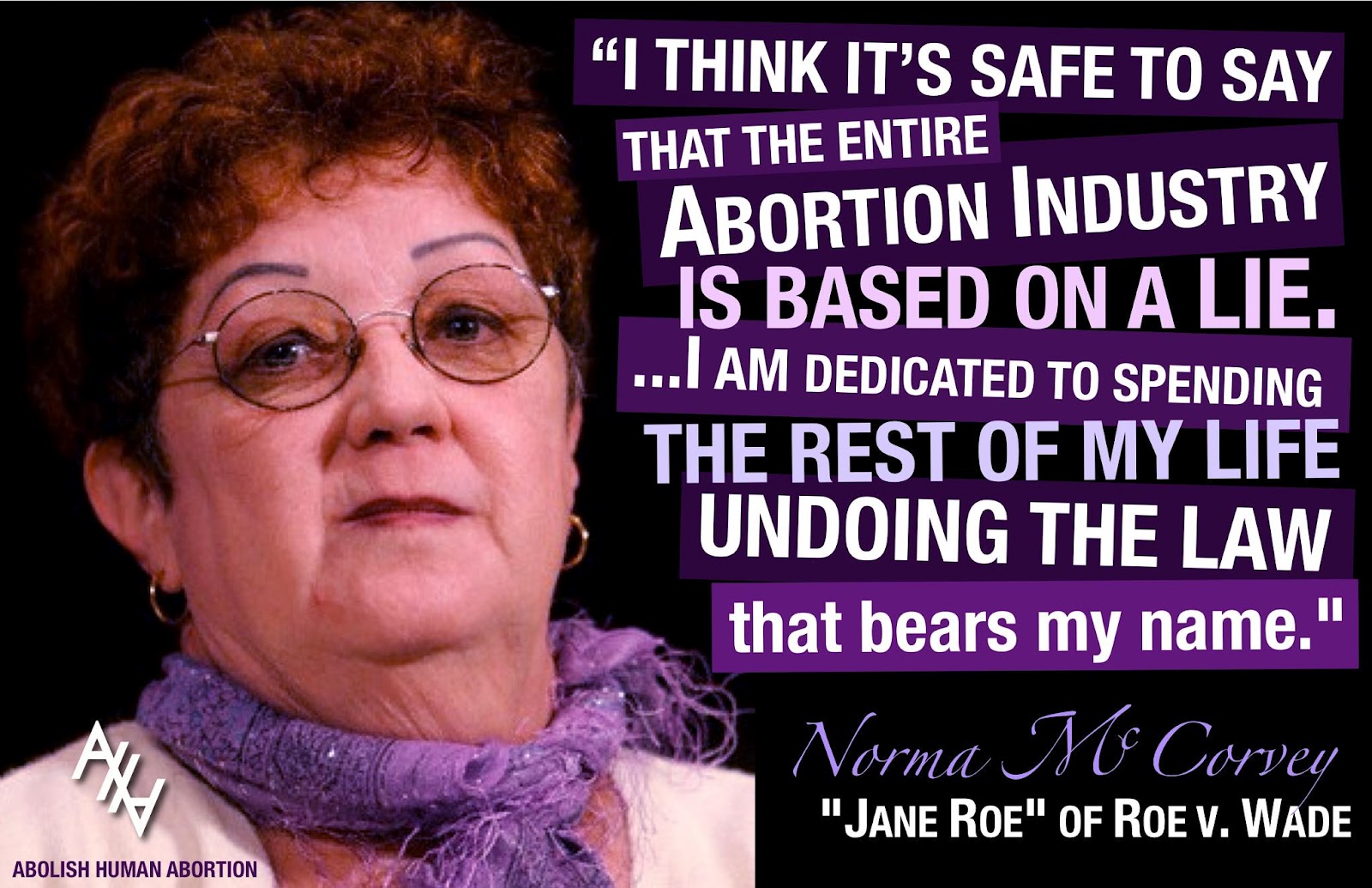 The Unborn and the Uninformed: Norma McCorvey, or "Jane Roe" of Roe v Wade