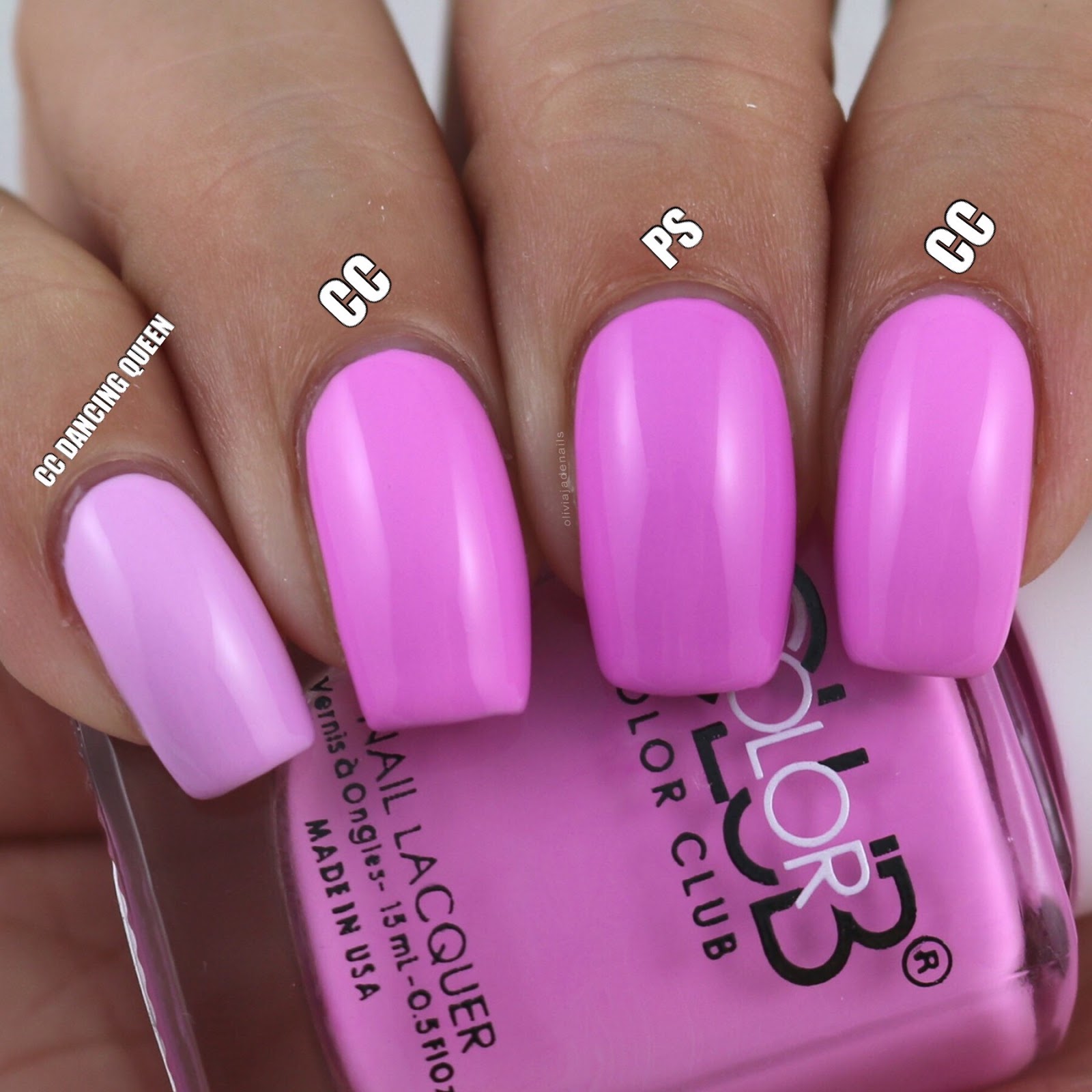 Olivia Jade Nails: Color Club Whatever Forever Collection - Comparisons