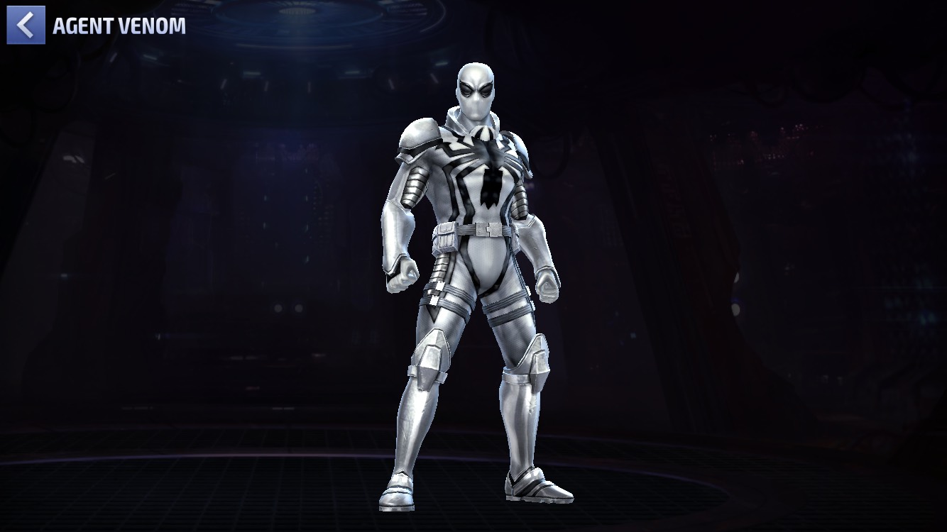 The Venom Site: agent anti-venom uniform in marvel future fight mobile game