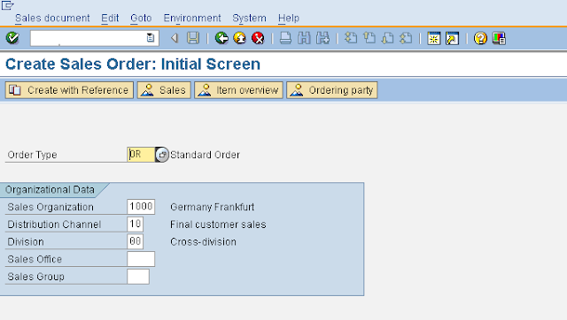 SAP TECH: Enhance the transaction 'VA01' , To set the default value to ...