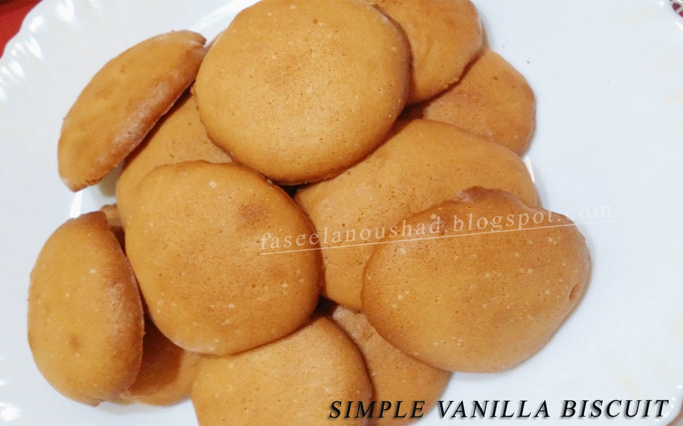 GOOD FOOD ENDS WITH GOOD TALK: Simple Vanilla Biscuit