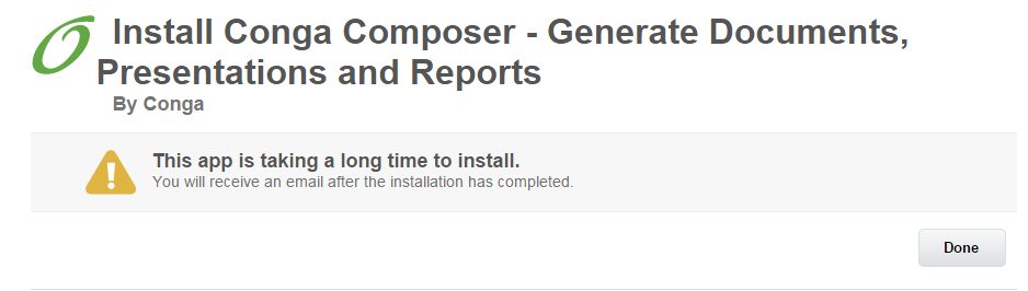 SFDC 3:16: Salesforce and Conga Composer Integration