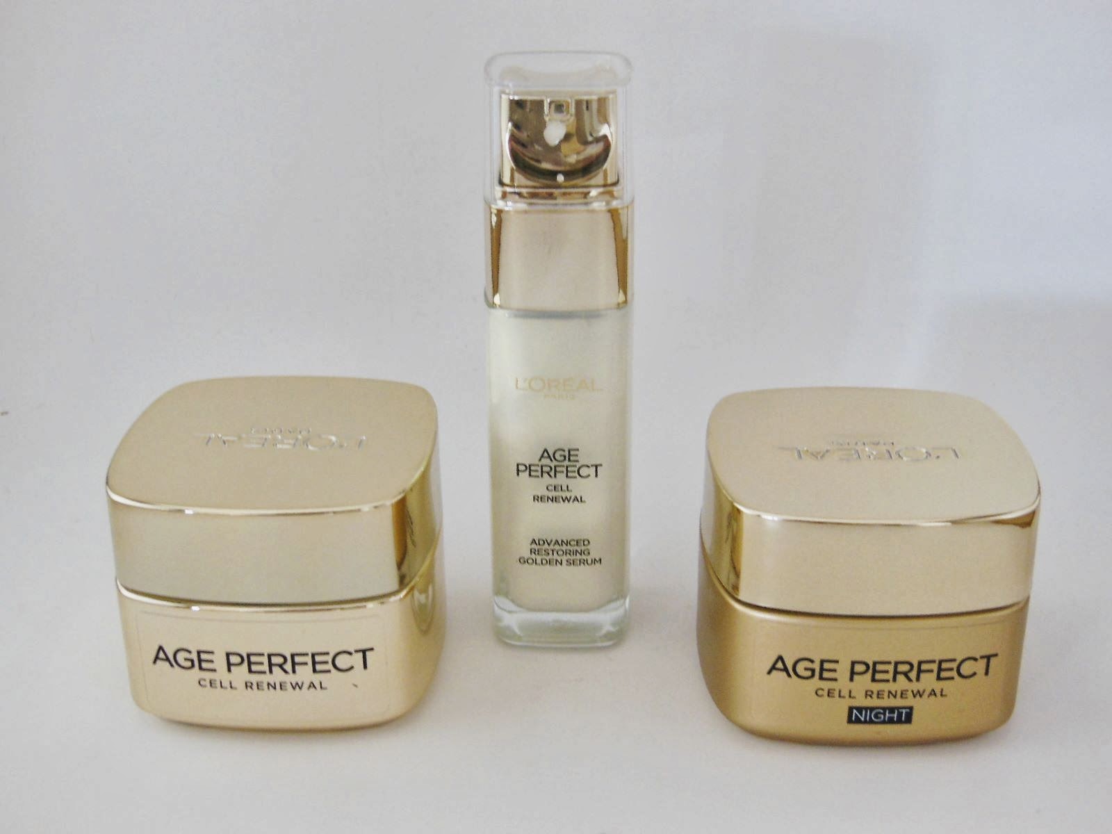 Product Review: L'Oreal Age Perfect Cell Renewal Serum, Day Cream and ...