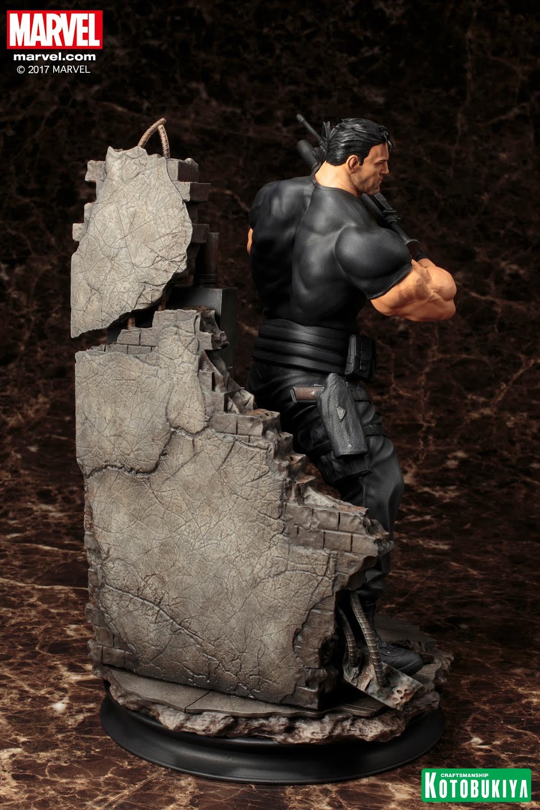 Figuras Abierto Pre Order De Marvel Comics The Punisher Fine Art Statue Kotobukiya