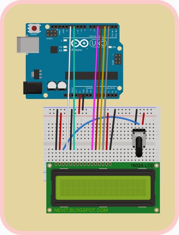 Nevits Blog Arduino Ile 1602a Lcd Bağlantısı