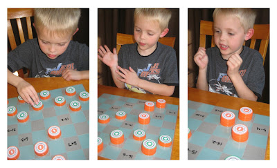 Relentlessly Fun, Deceptively Educational: DIY Checkers (with Addition ...