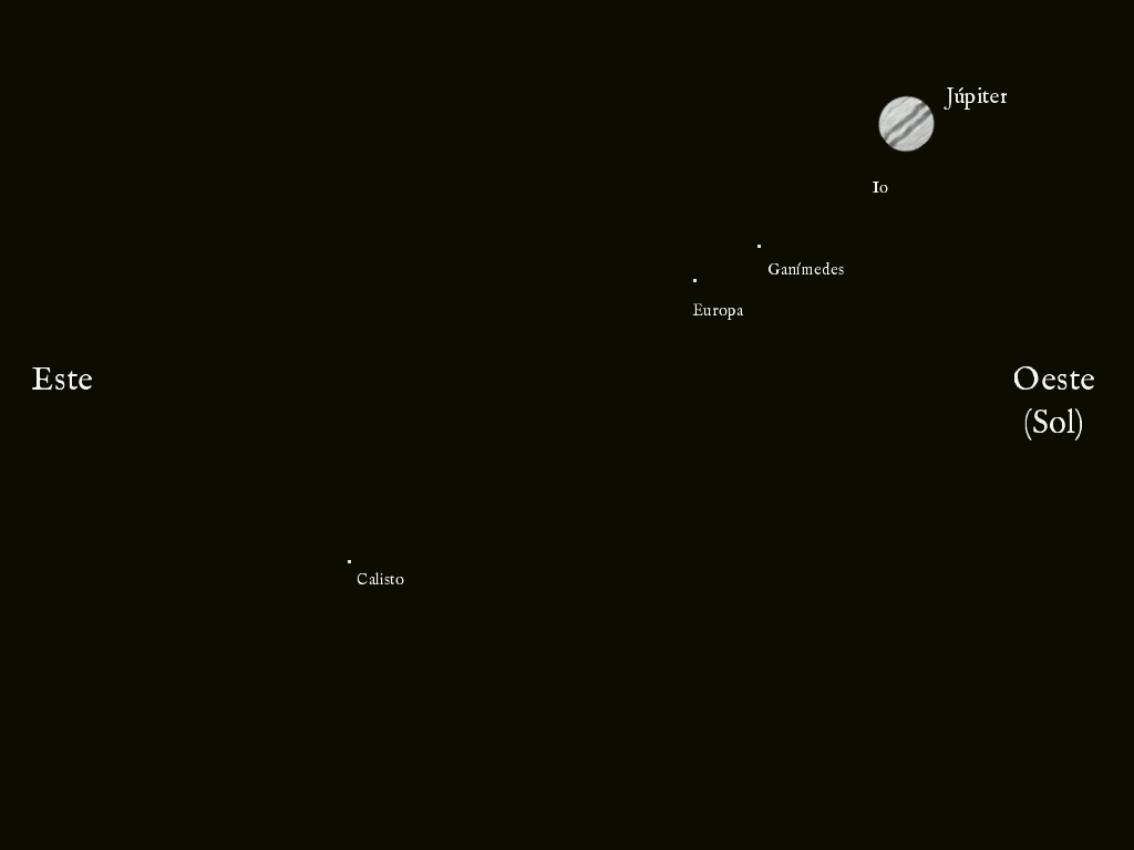 AstroRicky con 114/900: Salida de IO tras la sombra de Júpiter