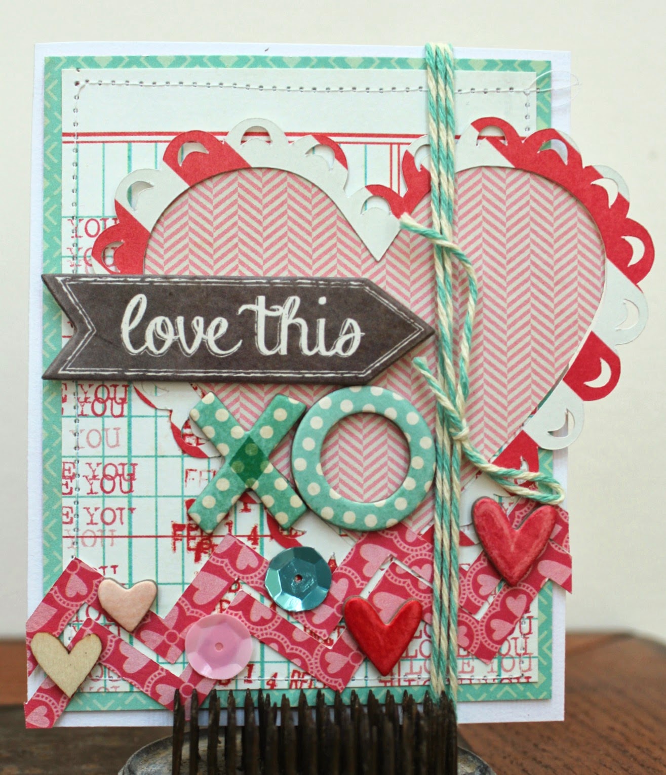 Practical Scrappers: February Card Sketch