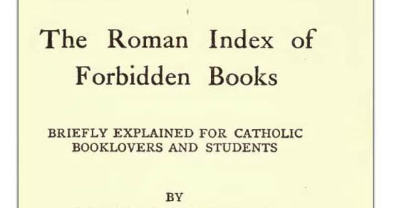 The Book Shelf: The Censorship of Books by the Catholic Church, 1876 ...