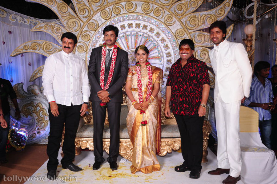 Aryan Rajesh Wedding Reception Photos Stills