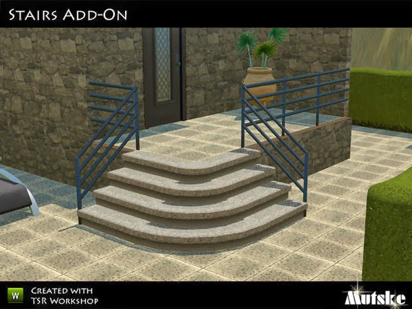 My Sims 3 Blog: Mutske's Stair Sides