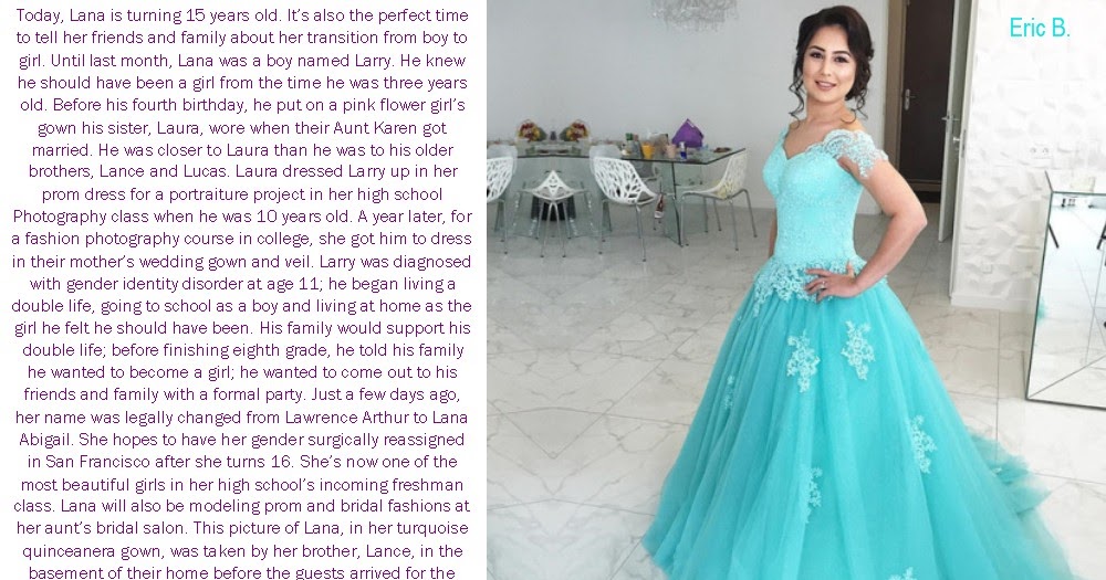 Eric's Transgender Captions: 15 and Coming Out