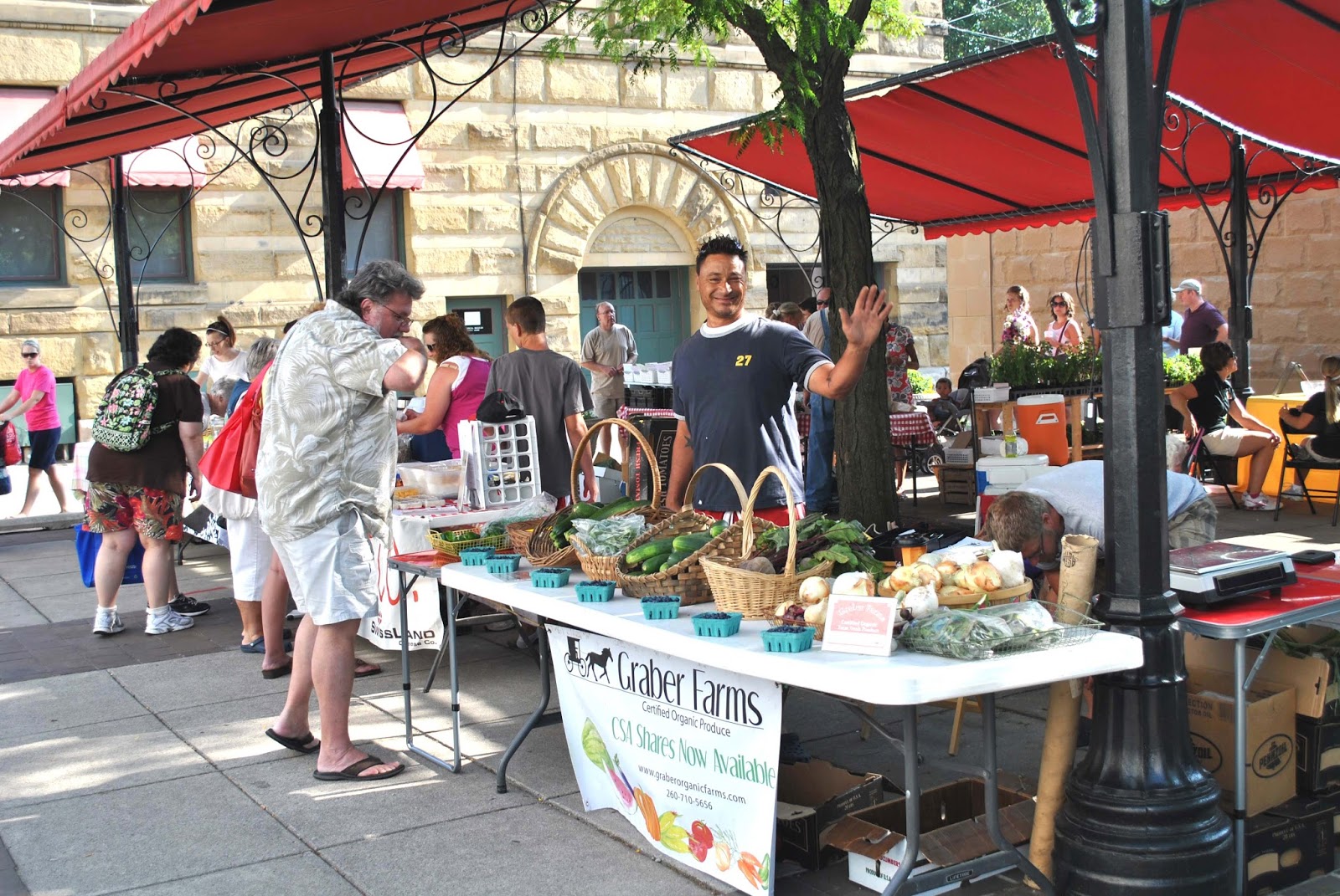 History Center Notes & Queries: Barr Street Market: Trading Under the Trees