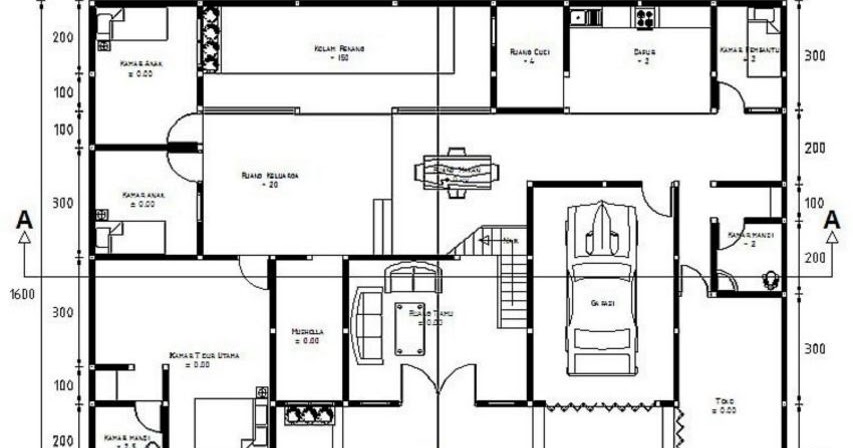 Bentuk Denah Rumah Cad Minimalis | ubuntard.com