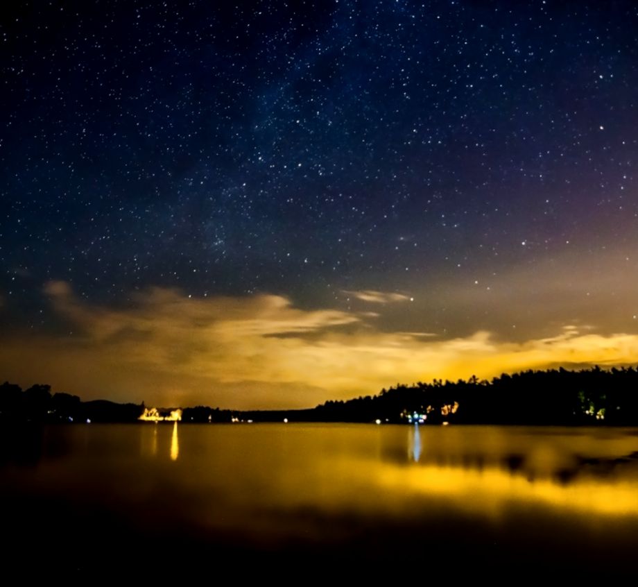 Lake At Night Stars | Wallpapers Gallery