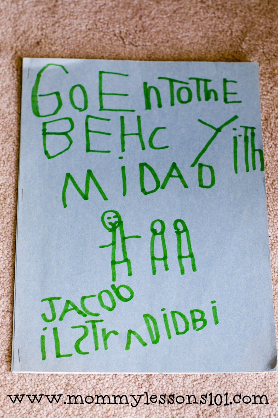 Mommy Lessons 101: 100 Days of Play Challenge!: Library of Homemade Books