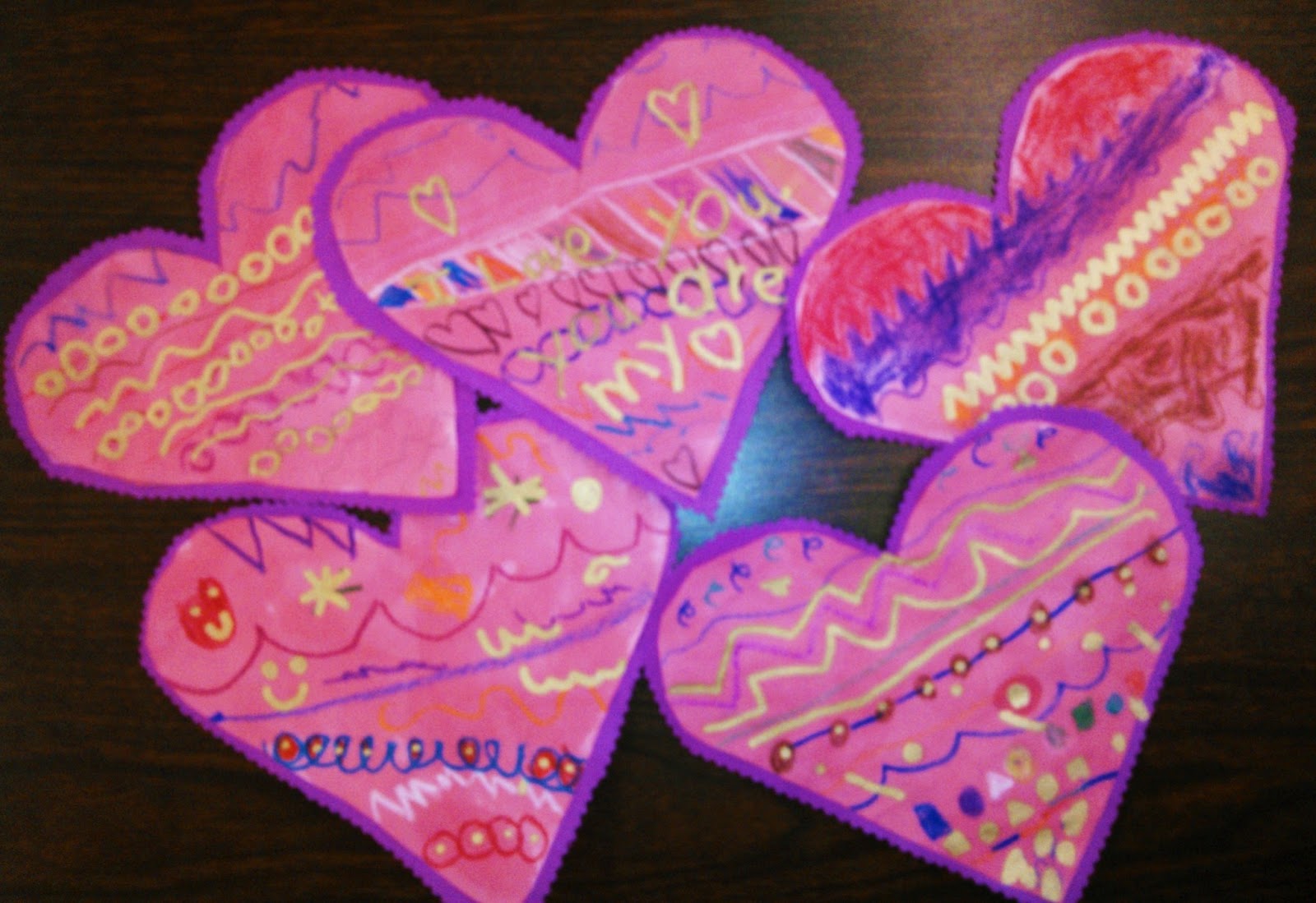 Miss M s Art Room Kindergarten Pattern Heart Art miss-m-s-art-room-kindergarten-pattern-heart-art
