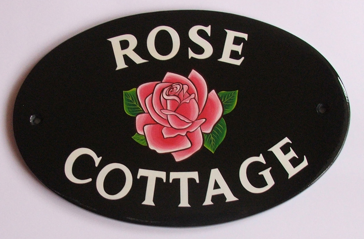 Hand Painted House Signs by Ceramic Art: Hand Painted Ceramic House Signs