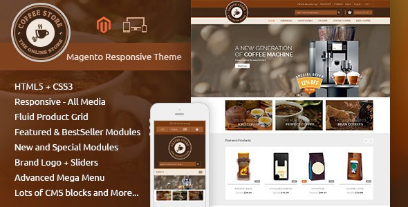 Coffee Shop Multipurpose Responsive Website Theme - Download New Themes