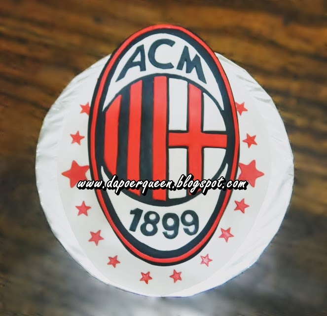 Dapoer Queen: 3D "AC Milan" cake