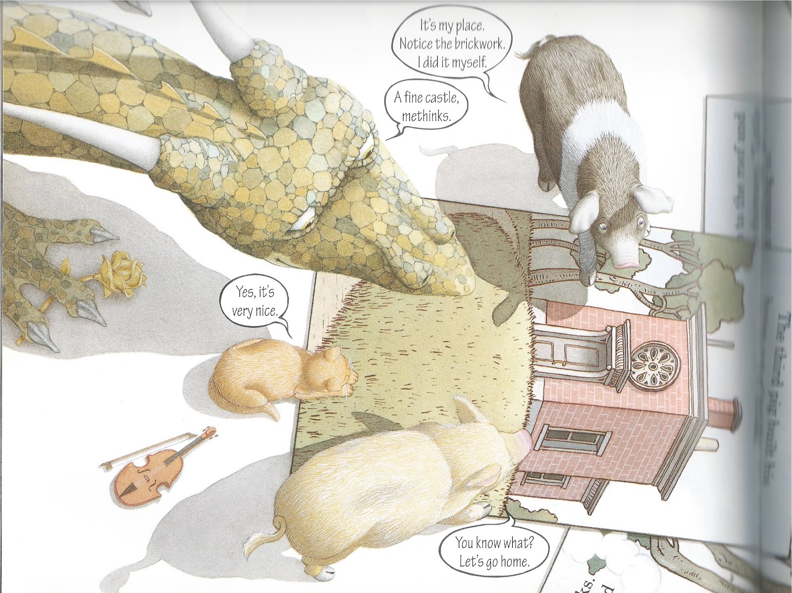 Valopolku: David Wiesner: The three pigs