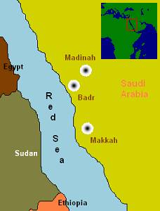 Battle of Badr Maps - غزوة بدر | Tasheel Tadrees