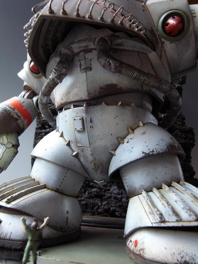 Custom Build: HGUC 1/144 Zock [You Have an Oil Leak] Diorama