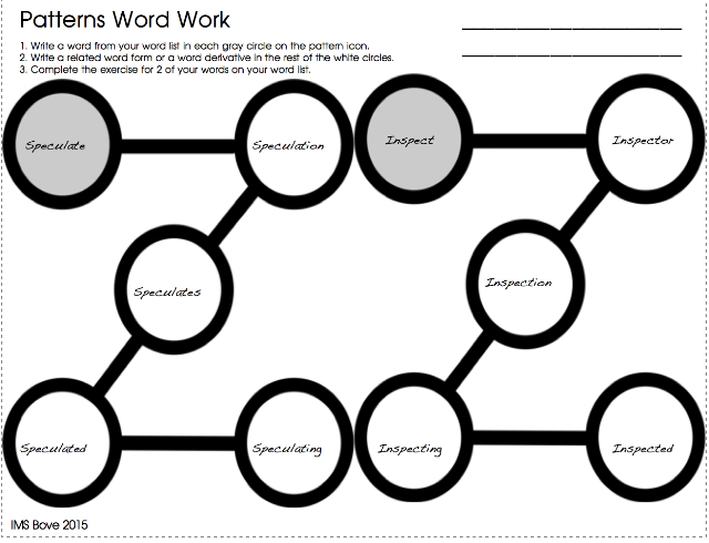 IMS Bove: Word Work with the Icons of Depth and Complexity