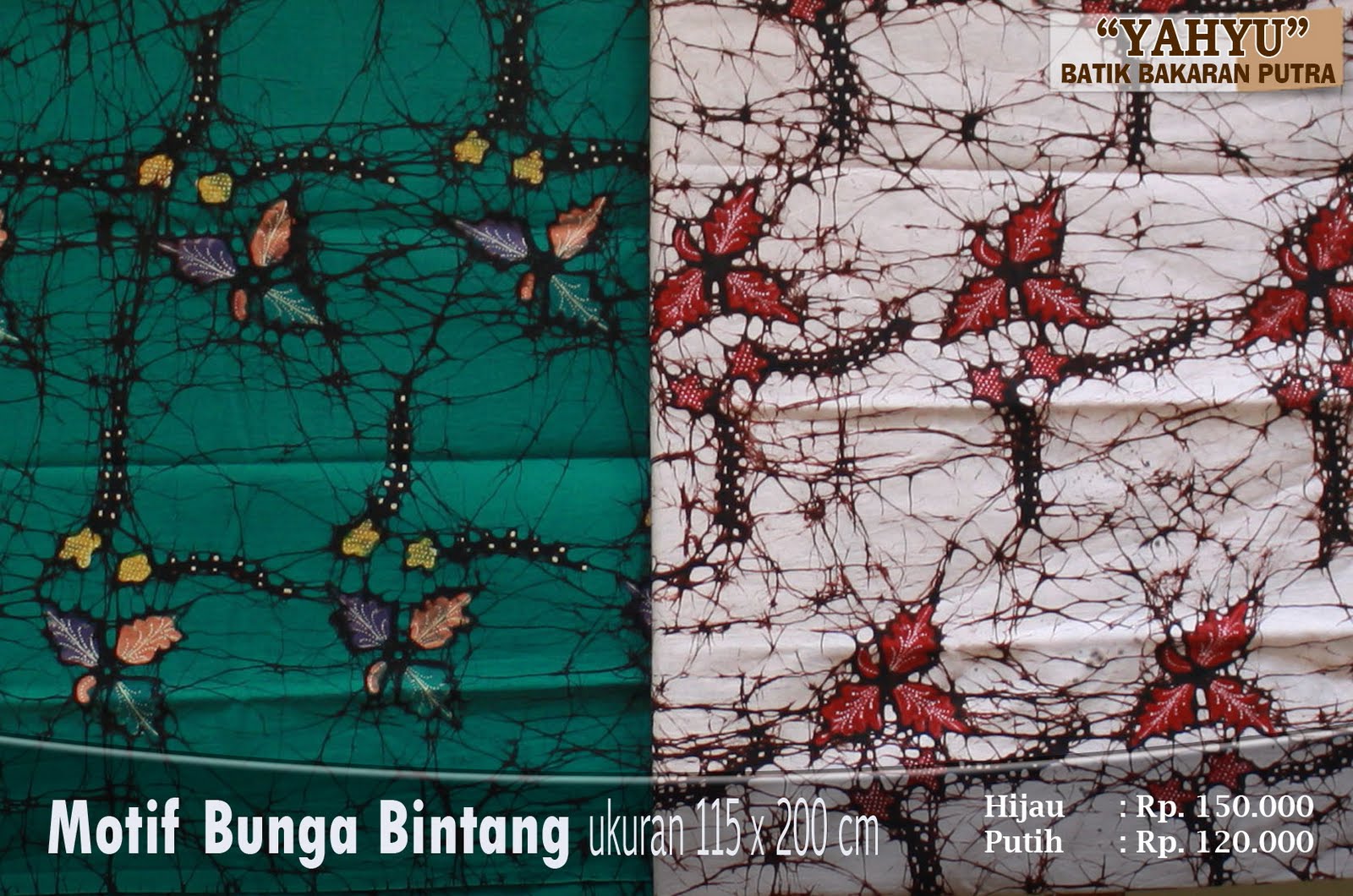 Batik Bakaran Bunga Bintang ~ Batik Bakaran Yahyu Juwana