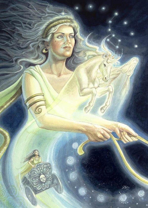 Wiccanos Lunae: Diosa Selene (Diosa de la Luna)