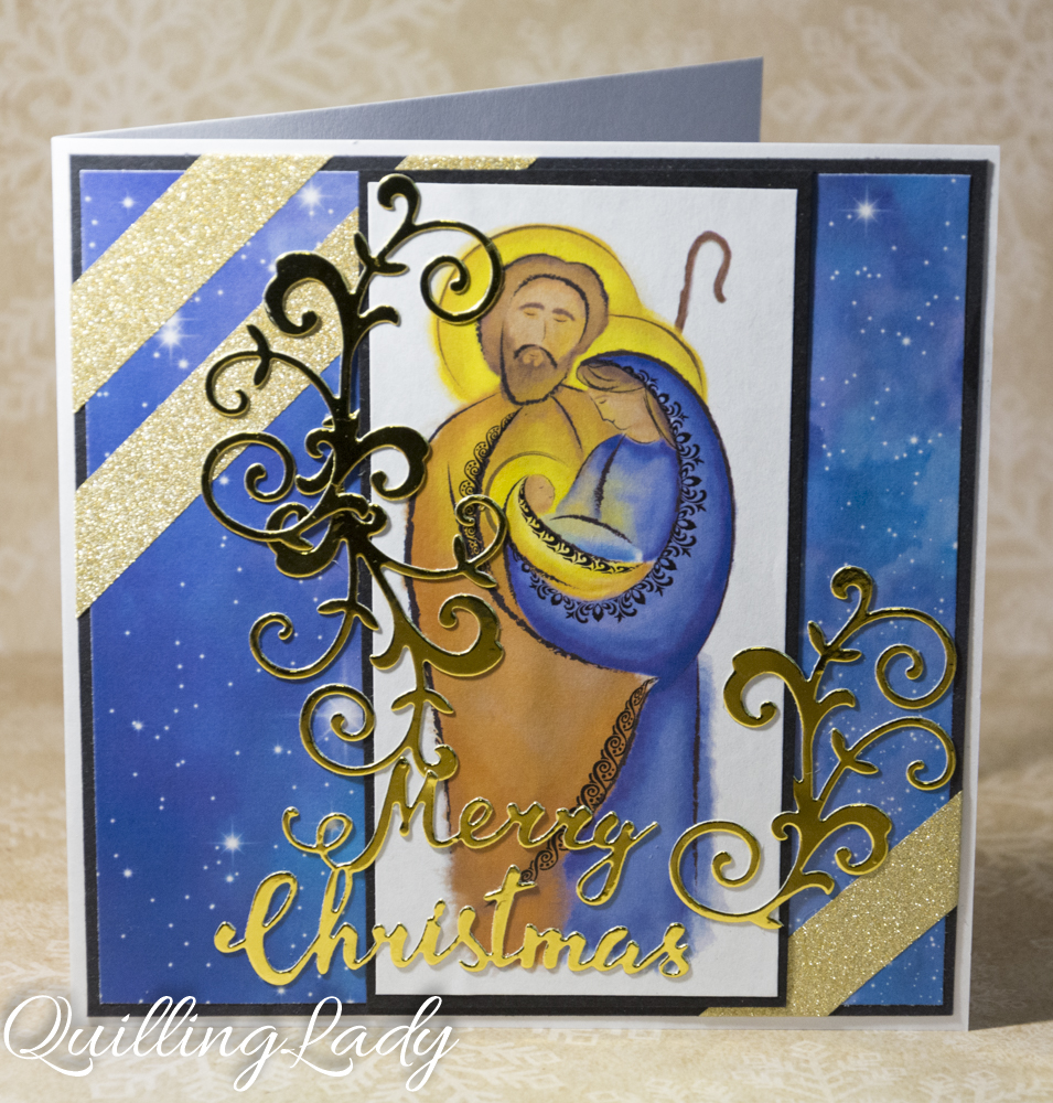 Quilling Lady: Mary and Joseph Christmas cards