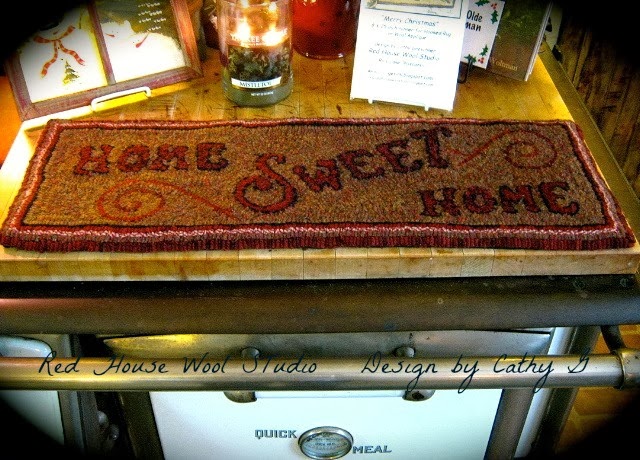 ORANGE SINK: My Newest Rug Design~