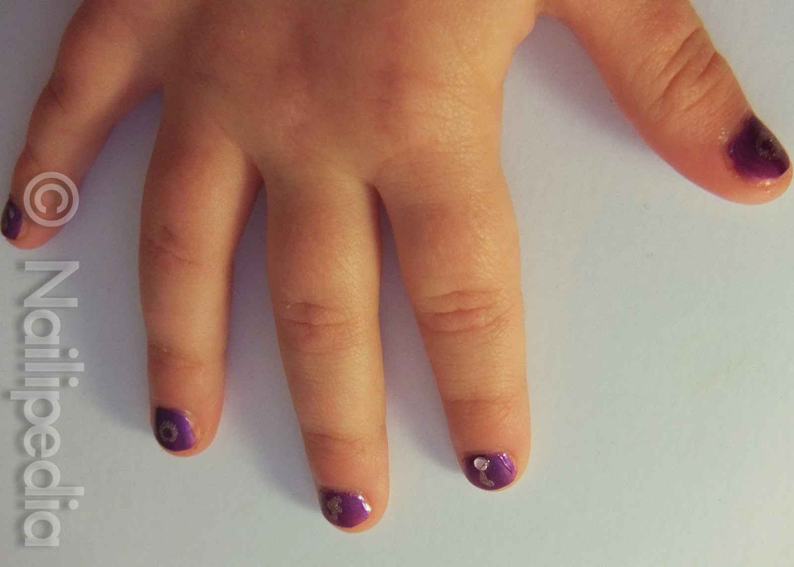 Nailipedia: Mini Mani: Sofia the First Nail Art