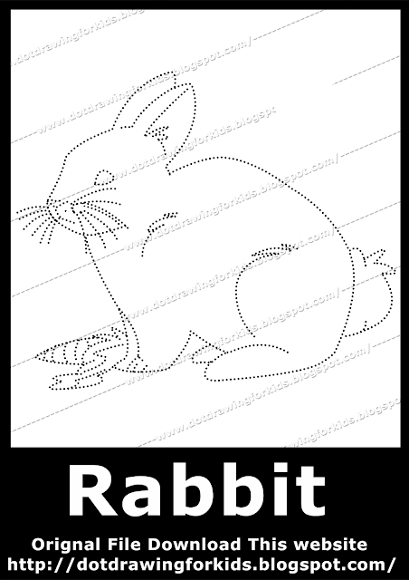 Dot Drawing For Kids Dotted Drawing Rabbit Rabbit Dot To Dot Drawing Dot Drawing For Kids Dotted Drawing Rabbit Rabbit Dot To Dot Drawing