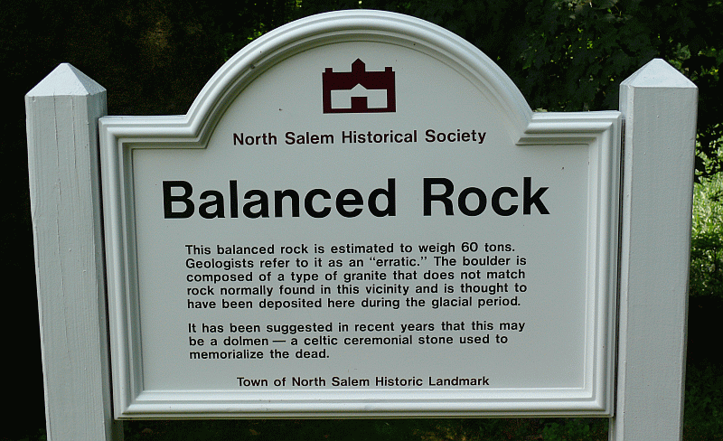 North Salem Balanced Rock ~ Hudson Valley Geologist