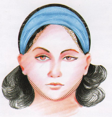 Women makeup tips 2012: Triangle Face Makeup Pictures