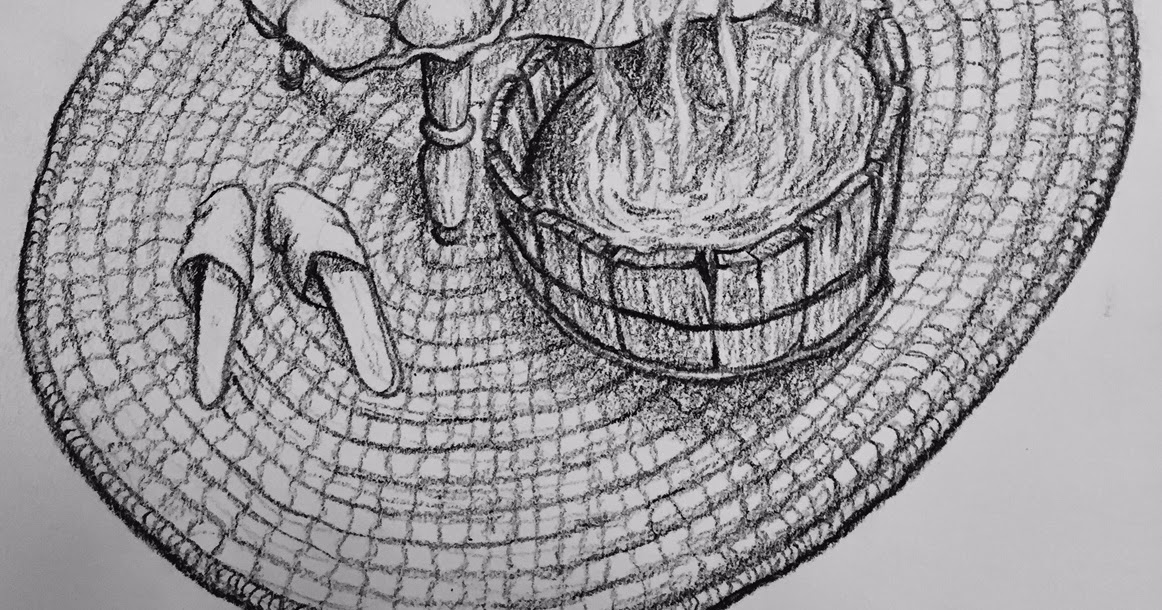 just pencil on paper: "Steam" for Illustration Friday