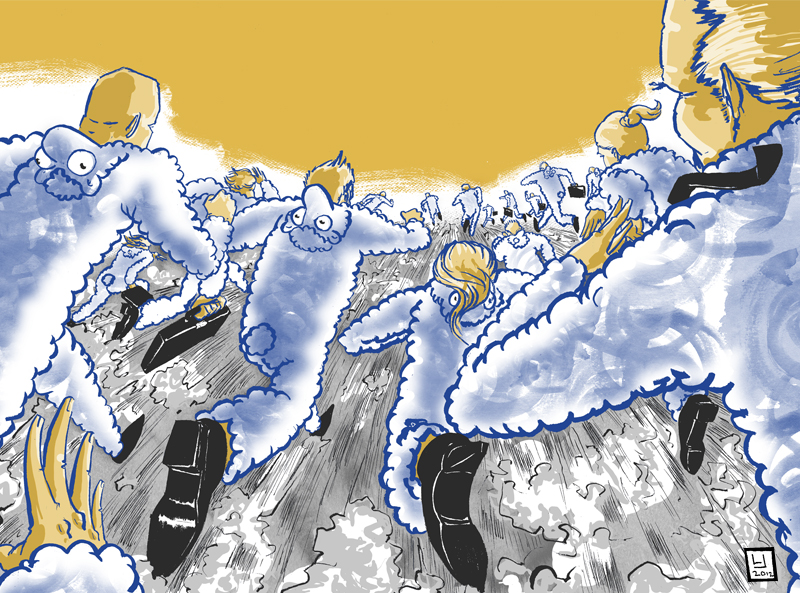 HERD MENTALITY | Louie Joyce . Illustrator