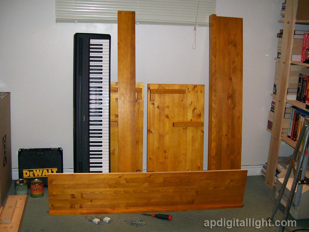 AP Digital light: DIY digital piano stand